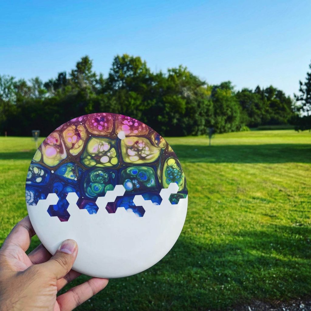 One Cut Line Stencils - Disc Golf Dyers Guild