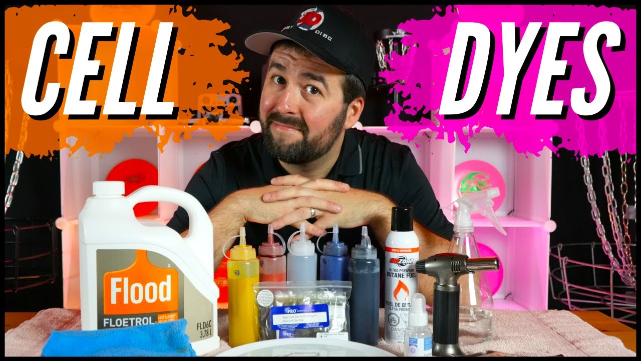 Disc DYEING for NEWBIES (Cell Dyeing Technique) - Disc Golf Dyers Guild